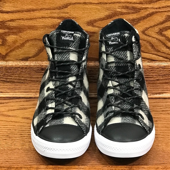 Converse | Shoes | Converse Woolrich Ctas Hi White Black White Shoe ...